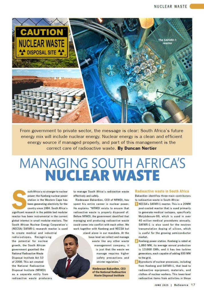 ReSource Newspaper Article - 02 July 2025 - National Radioactive Waste ...
